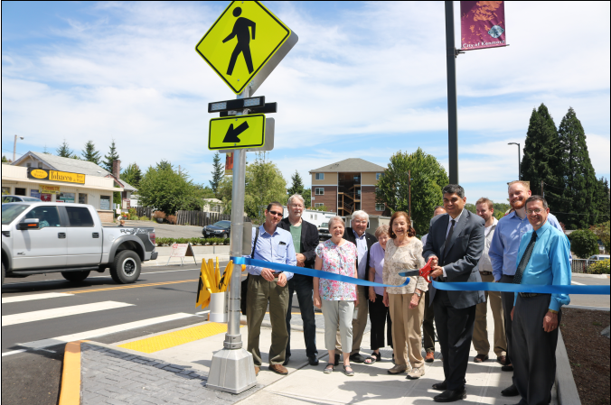 Kenmore opens new sidewalk project on 181st Street | Puget Sound ...