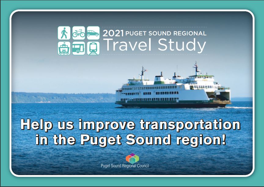 Regional Household Travel Survey underway | Puget Sound Regional Council