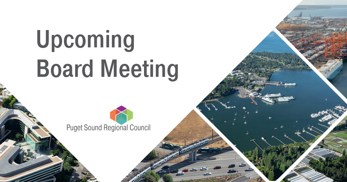 Board reports findings from 2023 Housing Monitoring Report | Puget Sound Regional Council